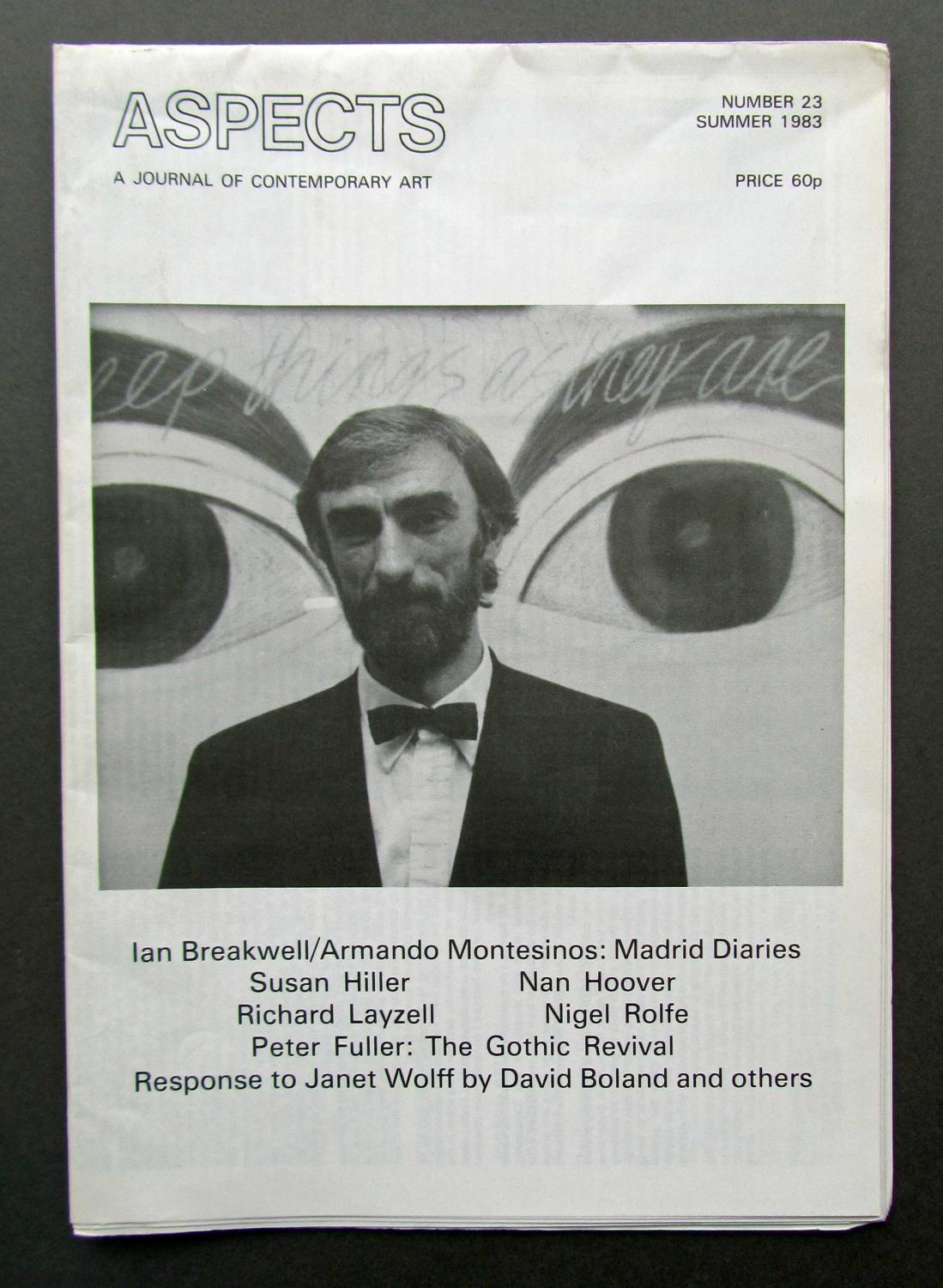 Aspects: a Journal of Contemporary Art, Issue 23 by Ian Breakwell ...