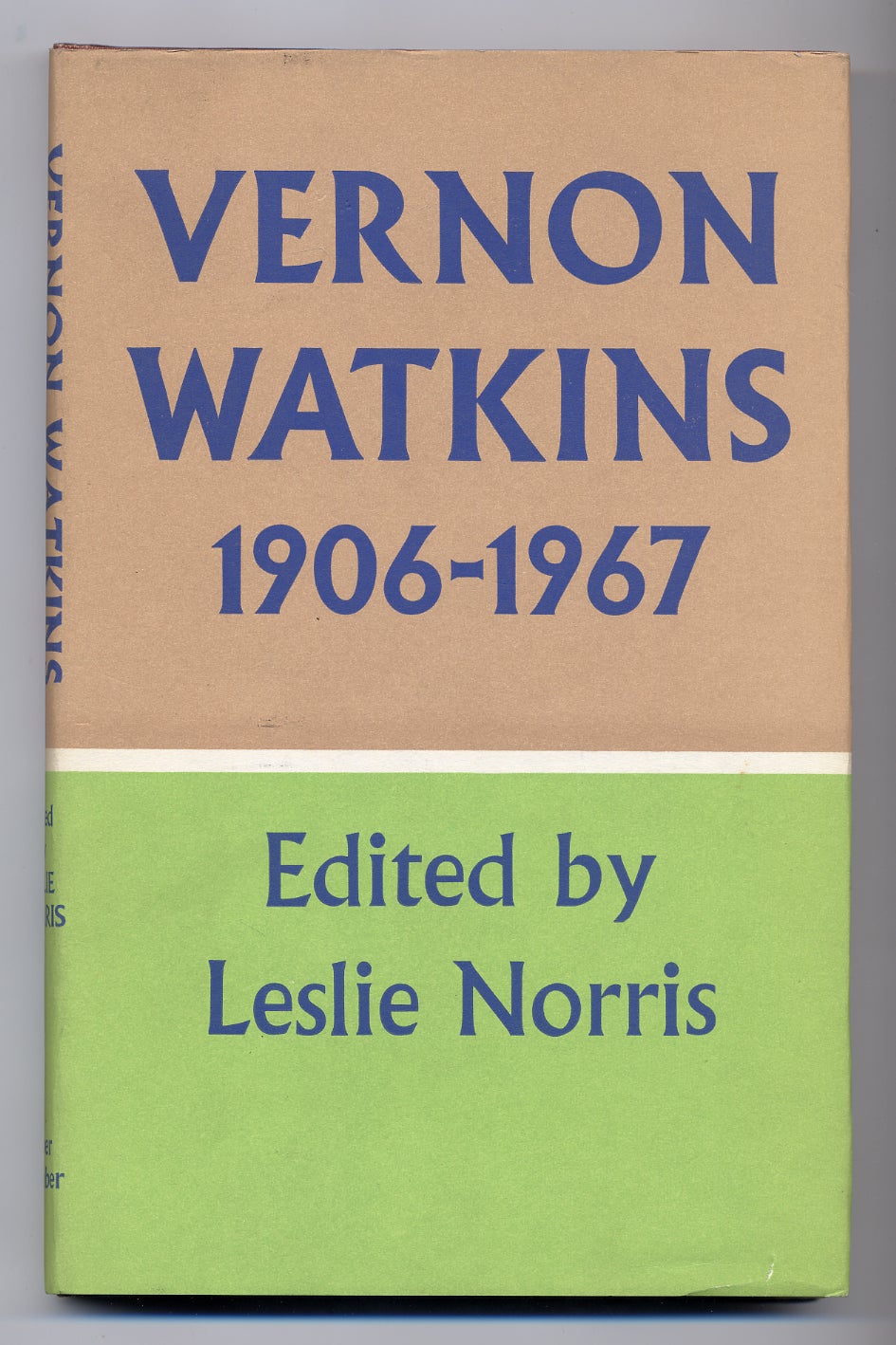 Vernon Watkins 1906-1967: Near Fine Hardcover (1970) | Between the ...