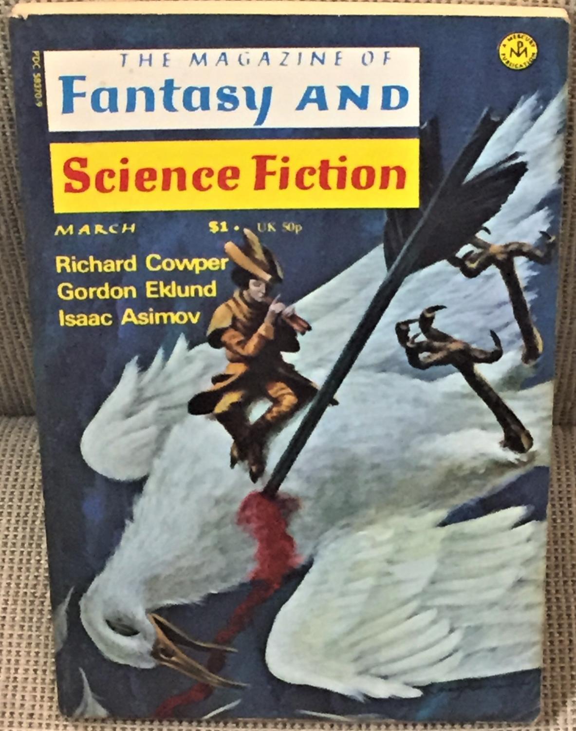 The Magazine of Fantasy and Science Fiction March, 1976: Piper at the ...