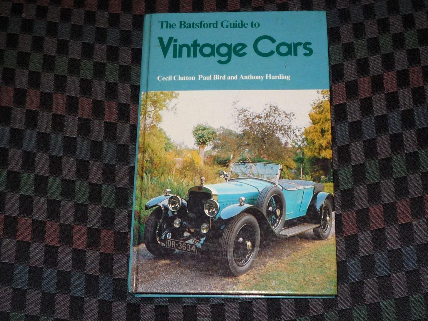 The Batsford Guide to Vintage Cars by Cecil Clutton, Paul Bird and ...