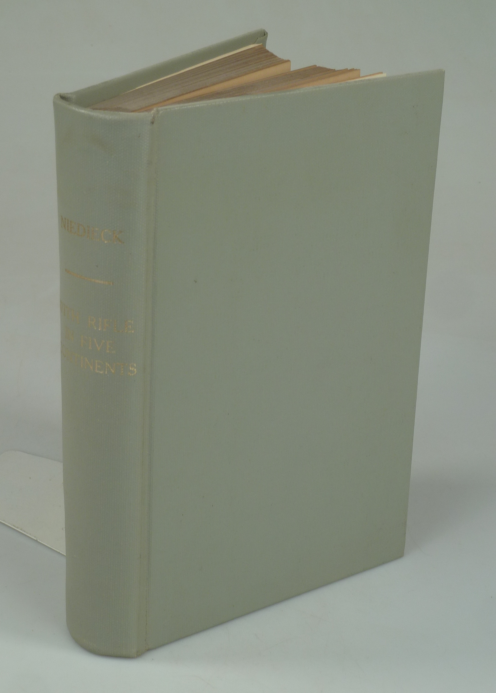 With Rifle in five Continents. by NIEDIECK, Paul.: (1909) | Antiquariat ...