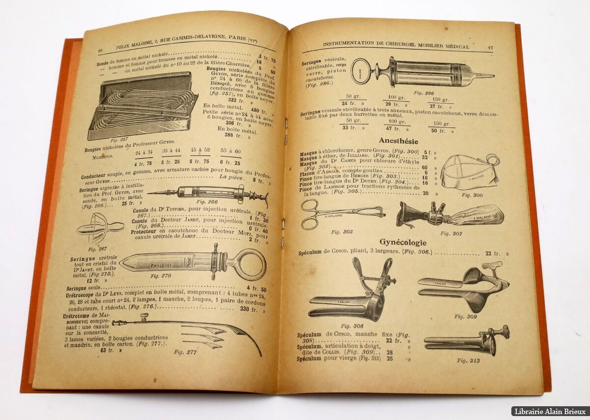 Instrumentation médico-chirurgicale moderne (extrait). Hygiène et ...