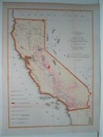 Geological Map of a part of the State of California explored in 1855 by ...