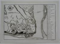 Plan de la Ville de Quebec von Bellin: (1744) Karte | Alexandre Antique ...