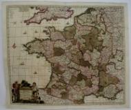 Accuratissima Galliae Tabula Gallis Vulgo Dictale Royaume de France ...