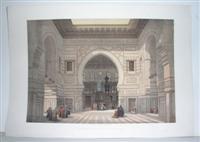 Interior of the Mosque of the Sultan El Ghoree. von Roberts, David ...