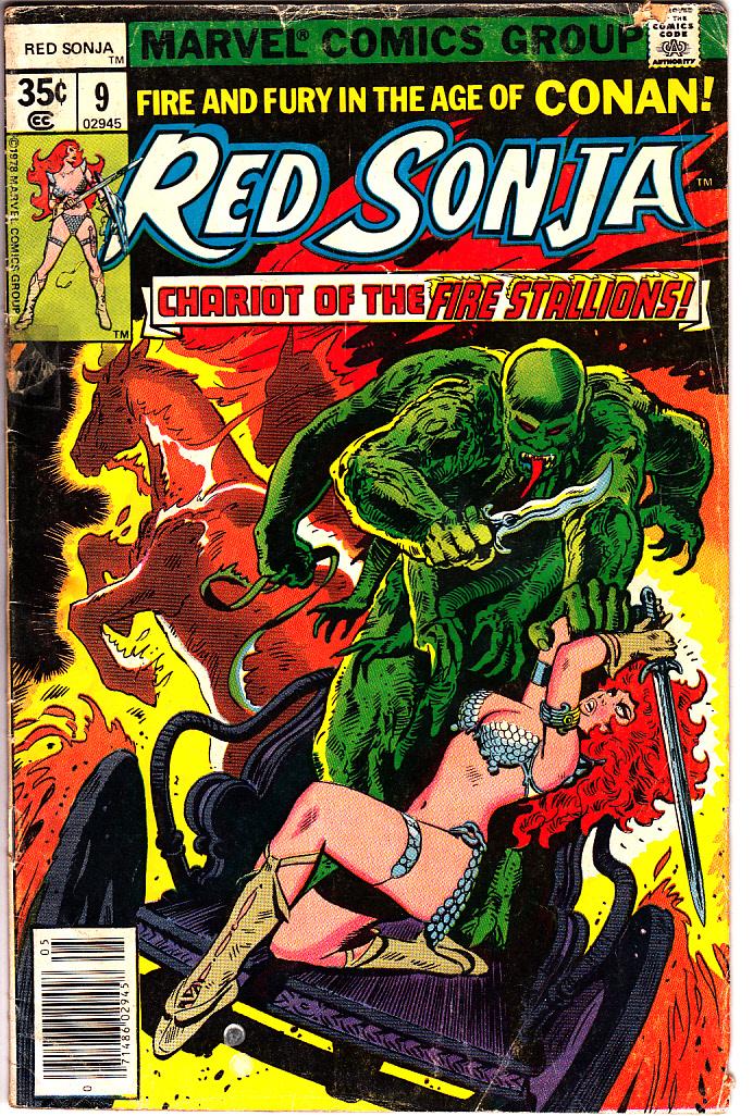 Red Sonja Volume 1 Number 9 May 1978 Comic By Writer Roy Thomas And Clair Noto Artist Frank