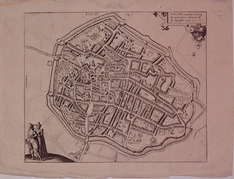 Dovay; [Duacum, town of the Catuaci, most beautifully embellished by ...