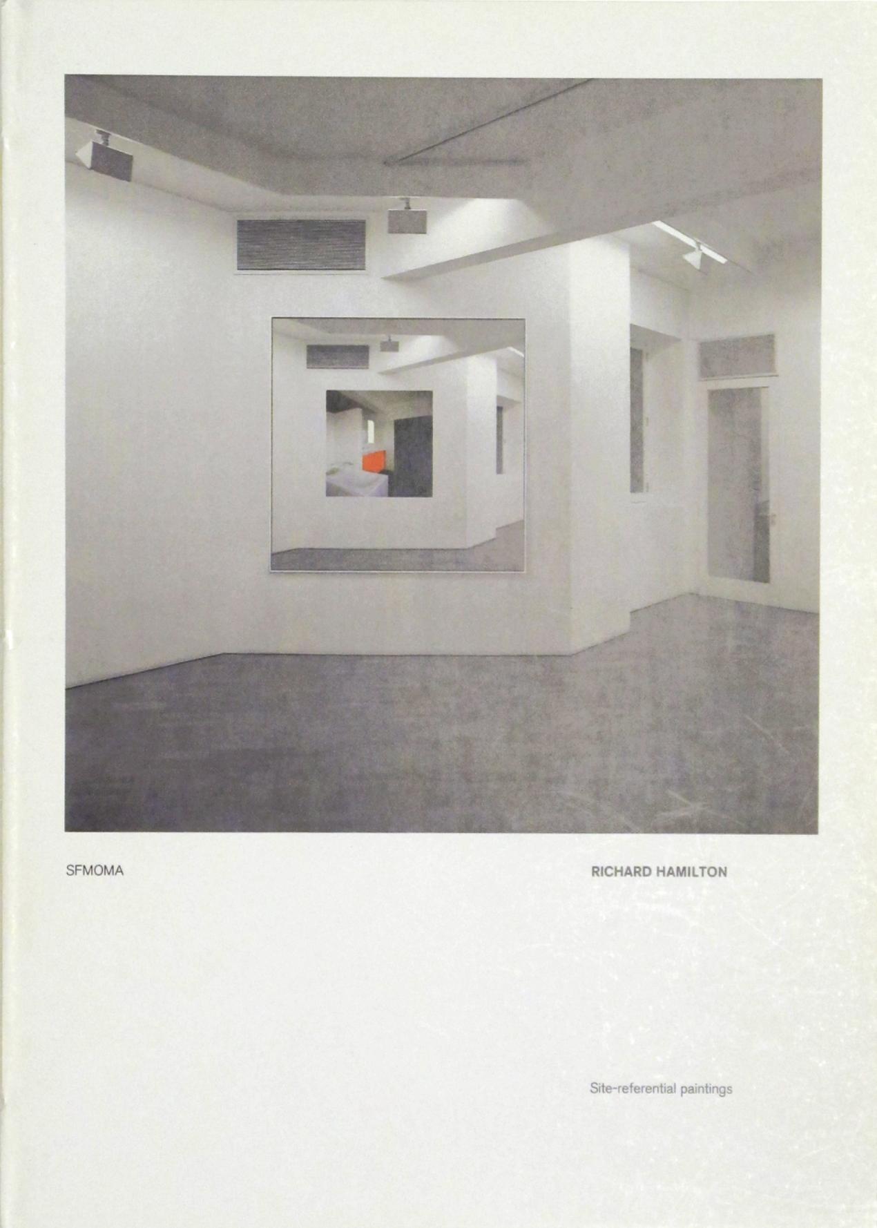 Richard Hamilton. Site-Referential paintings. by HAMILTON, Richard ...