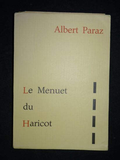 Le menuet du haricot par PARAZ Albert: couverture souple (1958 ...