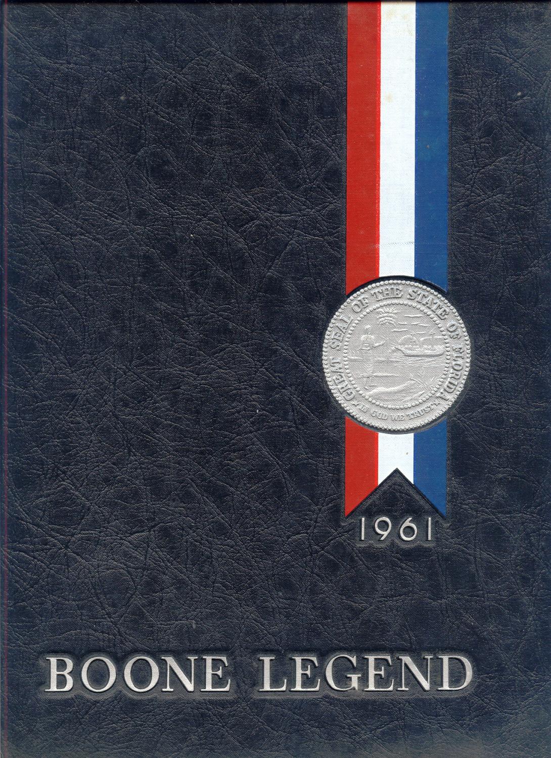 Boone Legend 1961 by Hagenston, Richard [editor]: Very Good Hardcover ...