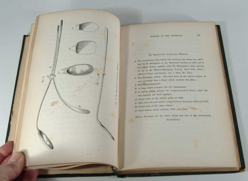 USE OF THE LARYNGSCOPE IN DISEASES OF THE THROAT von MACKENZIE, Morell ...