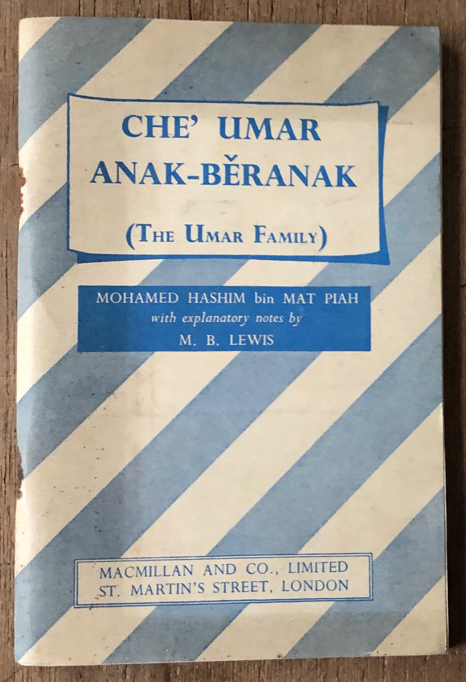 Che Umar Anak - Berenak ( The Umar Family ) DEDICATED BY M B LEWIS ...