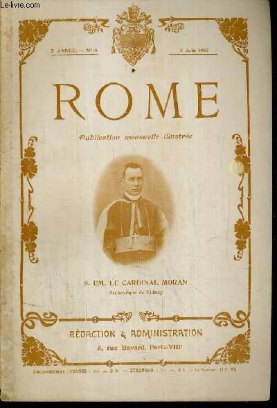 ROME N° 18 - 8 JUIN 1905 / SON EMINENCE LE CARDINAL MORAN - le ...