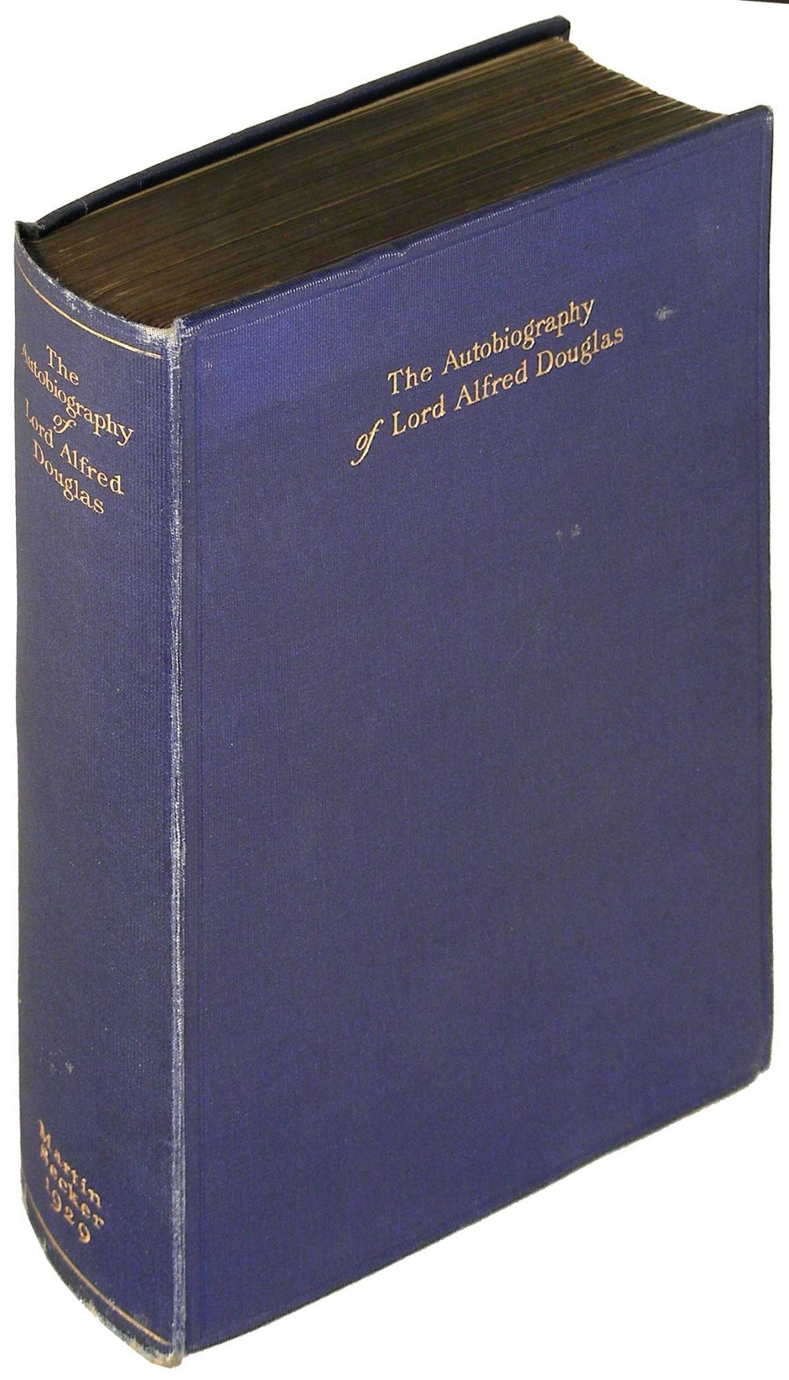 The Autobiography of Lord Alfred Douglas by Douglas, Lord Alfred: Near ...