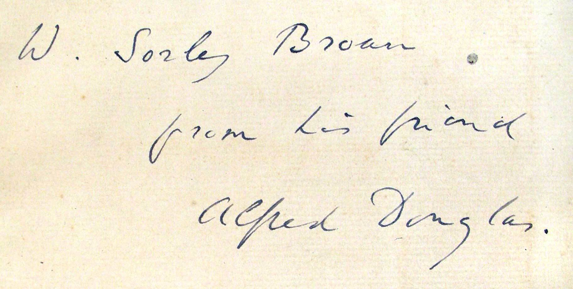 The Autobiography of Lord Alfred Douglas de Douglas, Lord Alfred: Near Fine Hardcover (1929 ...
