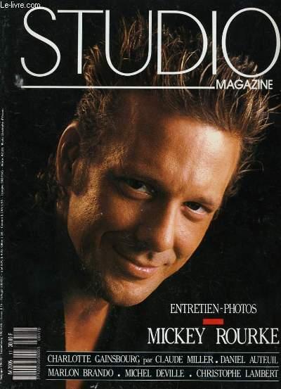 STUDIO MAGAZINE N° 17 - - ENTRETIEN-PHOTOS, MICKEY ROURKE - CHARLOTTE ...