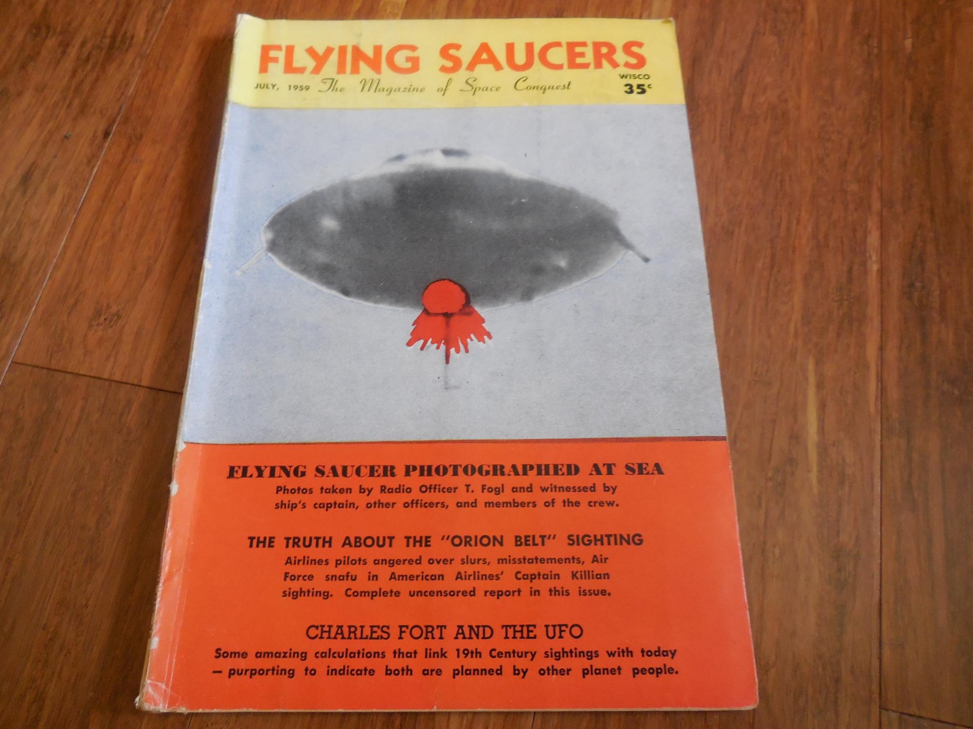Flying Saucers - The Magazine of Space Conquest, July 1959 (Issue No ...