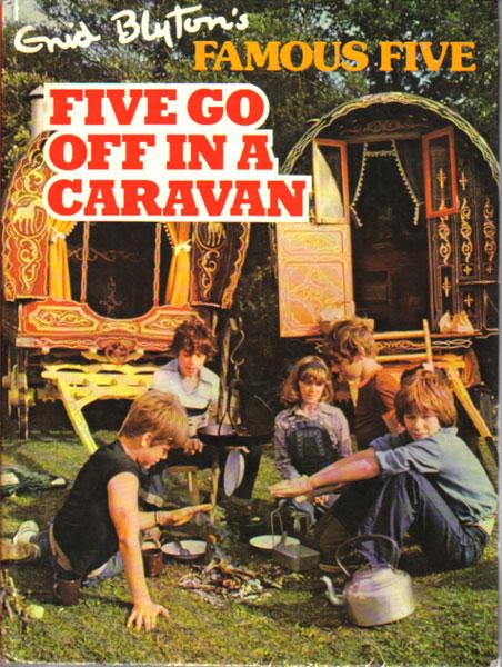 FAMOUS FIVE GO OFF IN A CARAVAN by Enid Blyton: Near Fine Laminated ...