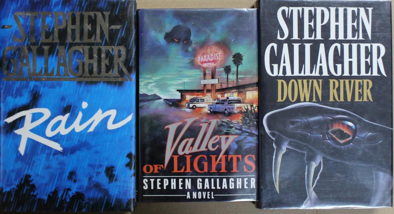 Three volumes:- DownRiver, Rain and Valley of Lights by Gallagher ...