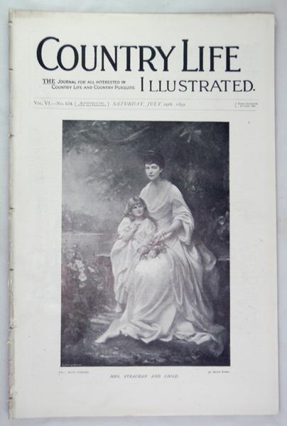 Original Issue of Country Life Magazine Dated July 29th 1899, with a ...