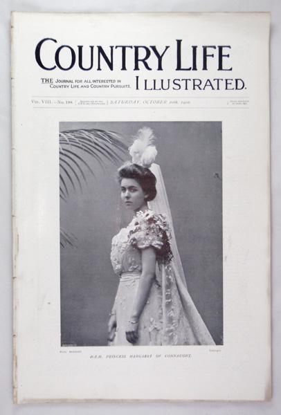 Original Issue of Country Life Magazine Dated October 20th 1900, with a ...