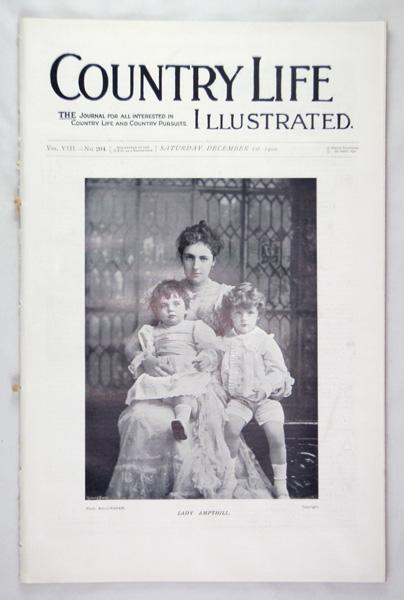 Original Issue of Country Life Magazine Dated December 1st 1900, with a ...