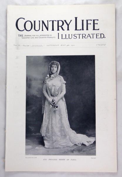 Original Issue of Country Life Magazine Dated May 4th 1901, with a Main ...