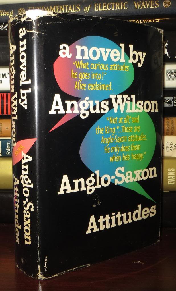 ANGLO-SAXON ATTITUDES by Angus Wilson: Hardcover (1956) First Edition ...