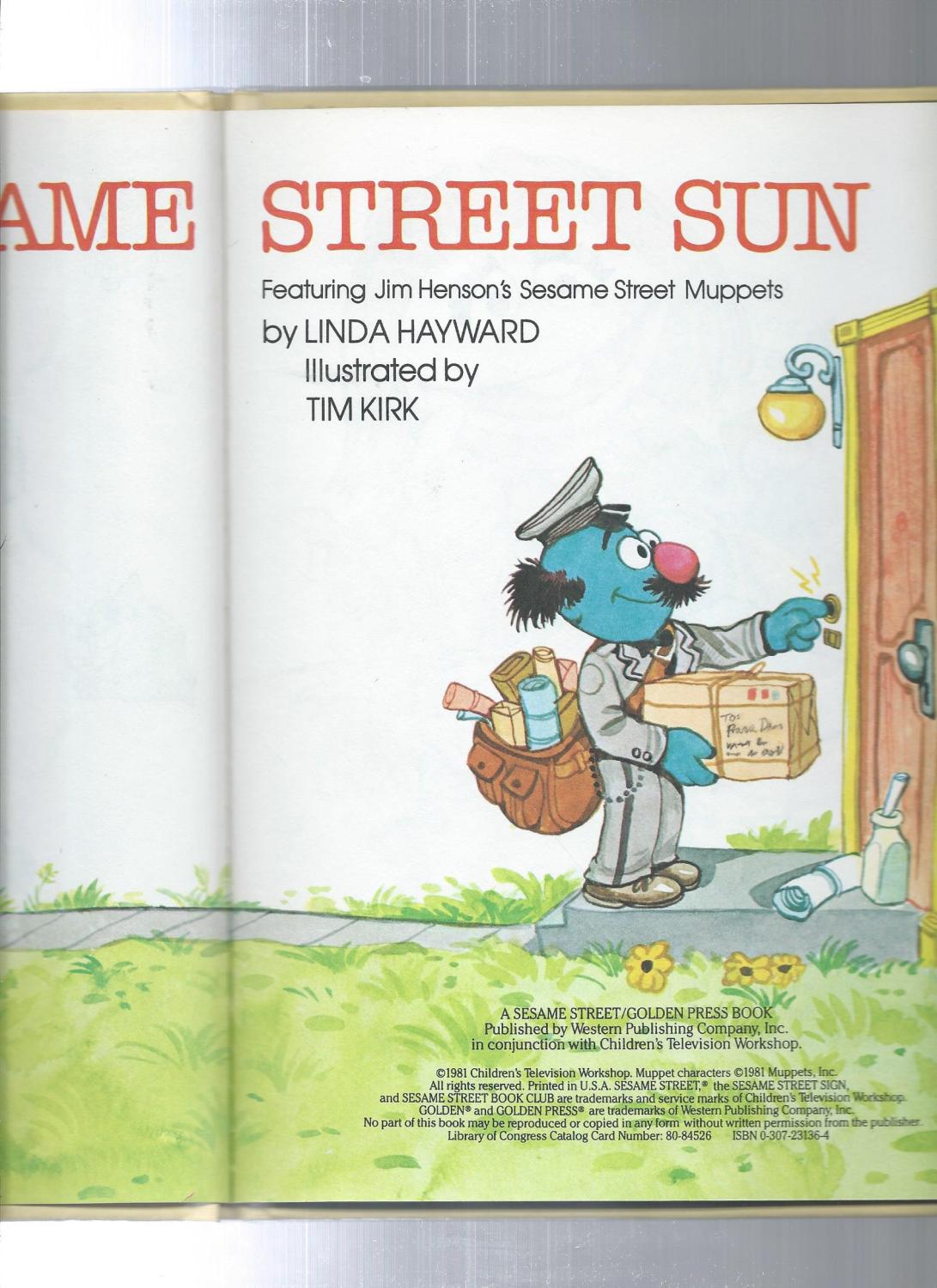 The Sesame Street Sun: Featuring Jim Hensons's Sesame Street Muppets by ...