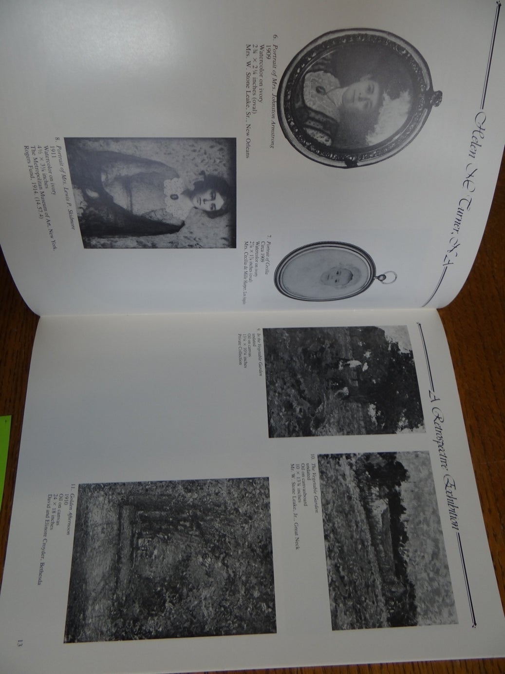 Helen M. Turner, N.A. (1858-1958): A Retrospective Exhibition by ...