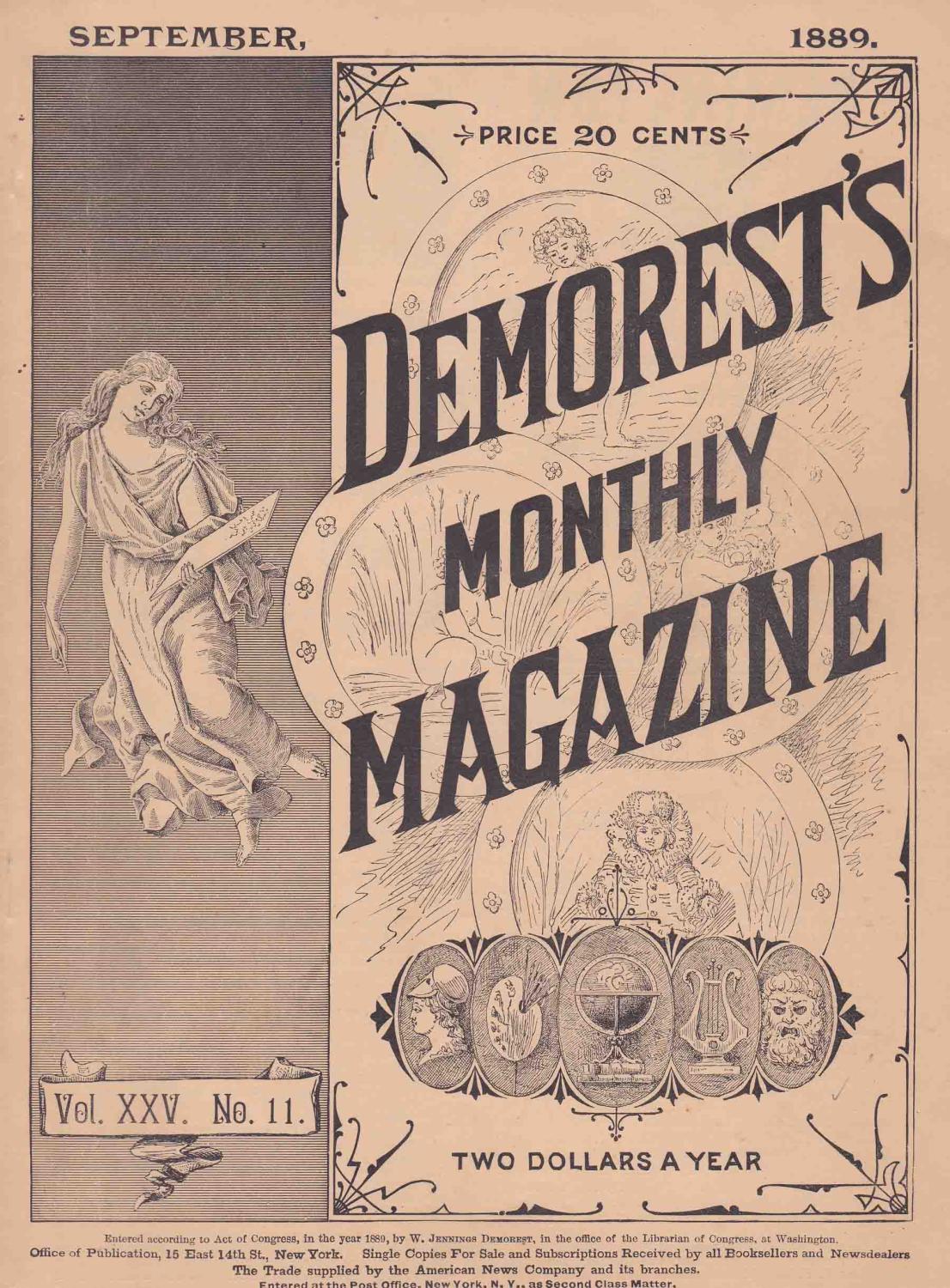 DEMOREST'S MONTHLY MAGAZINE SEPTEMBER 1889 VOL. XXIV, NO. 11 by Various ...