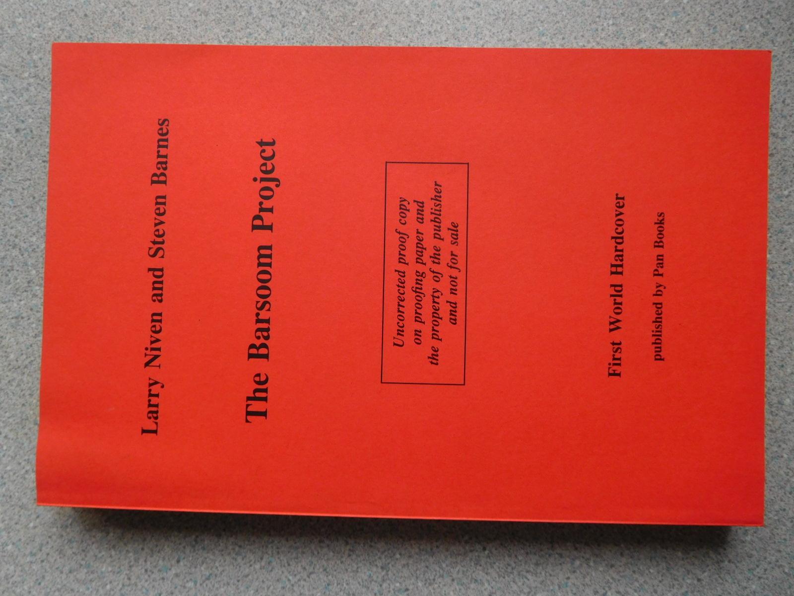 THE BARSOOM PROJECT (Pristine Uncorrected Proof) by Niven, Larry ...