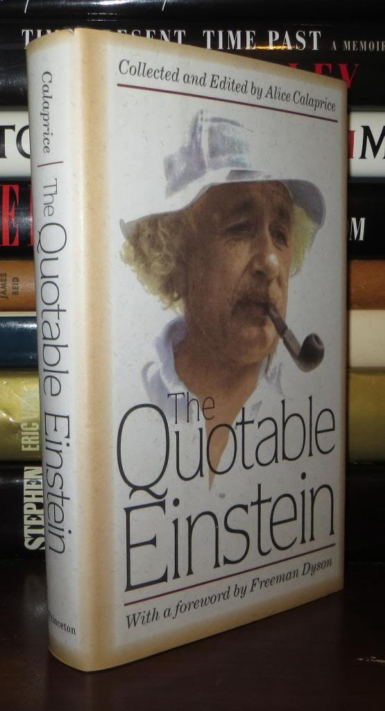 THE QUOTABLE EINSTEIN by Einstein, Albert & Alice Calaprice: Hardcover ...