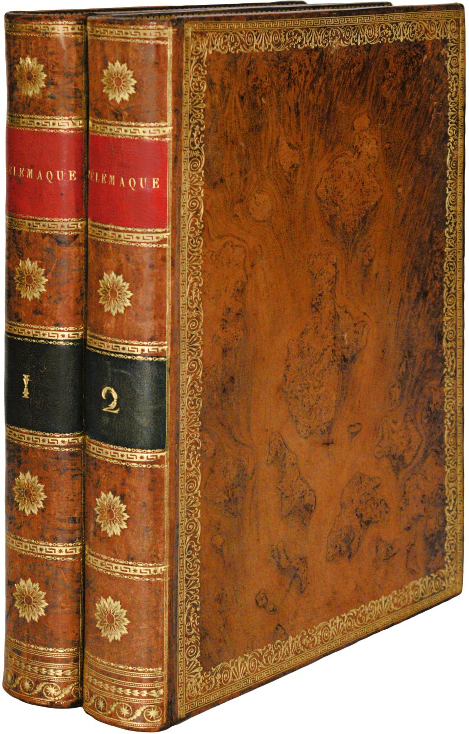 LES AVENTURES DE TÉLÉMAQUE, fils d'Ulysse. [2 volumes]. by FÉNELON ...