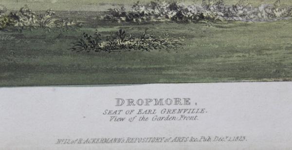 Original Single Hand Coloured Aquatint engraving from the Repository of ...