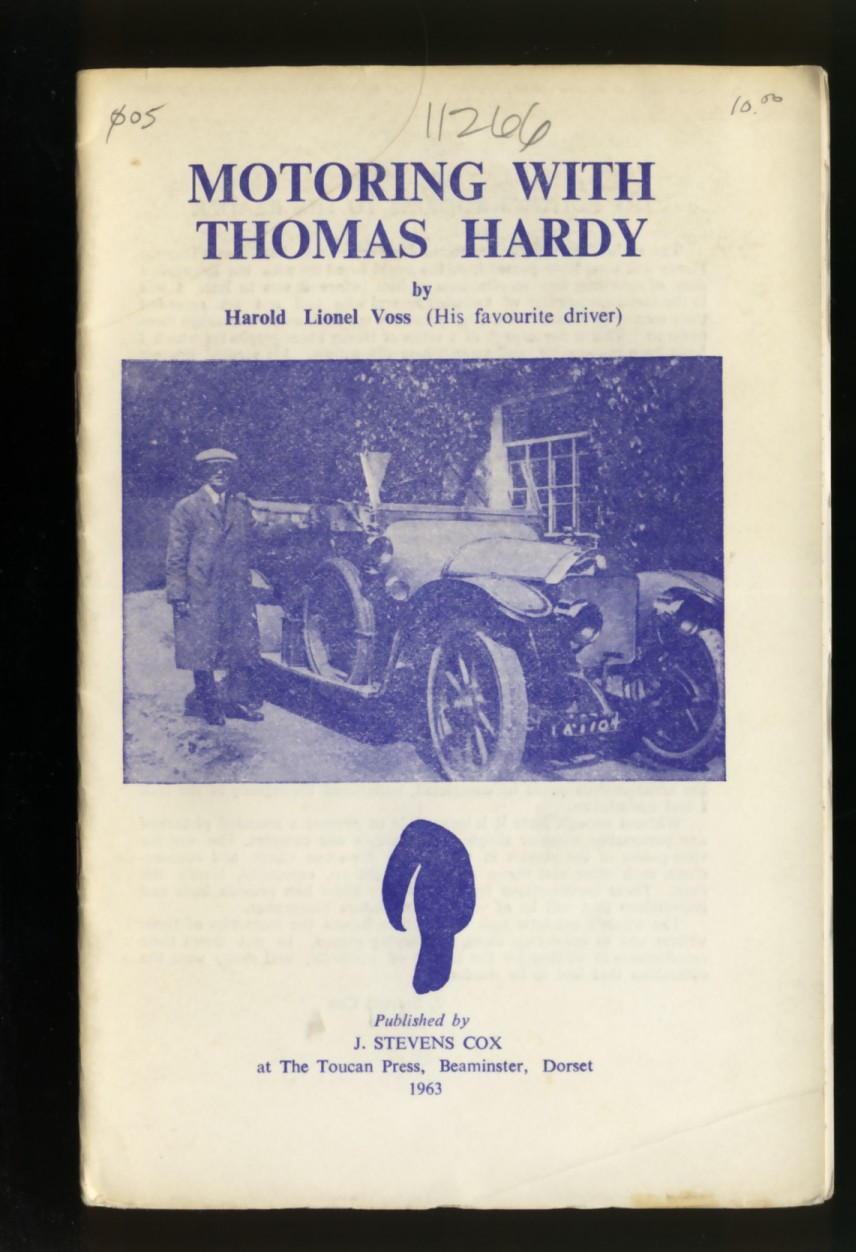 Motoring With Thomas Hardy by Voss, Harold Lionel: Fine First Edition ...