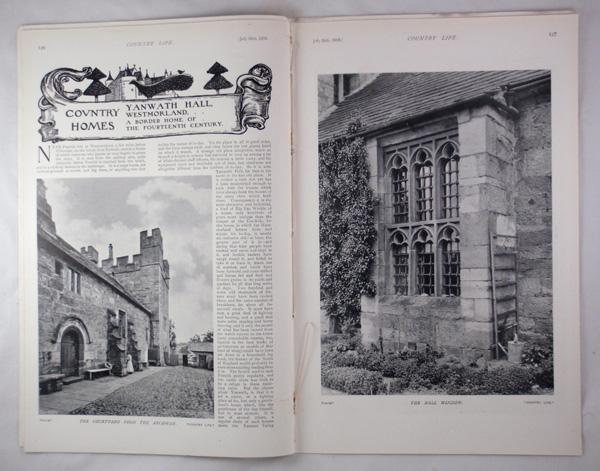 Original Issue of Country Life Magazine Dated July 25th 1903, with a ...
