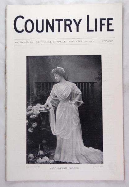 Original Issue of Country Life Magazine Dated December 19th 1903, with ...