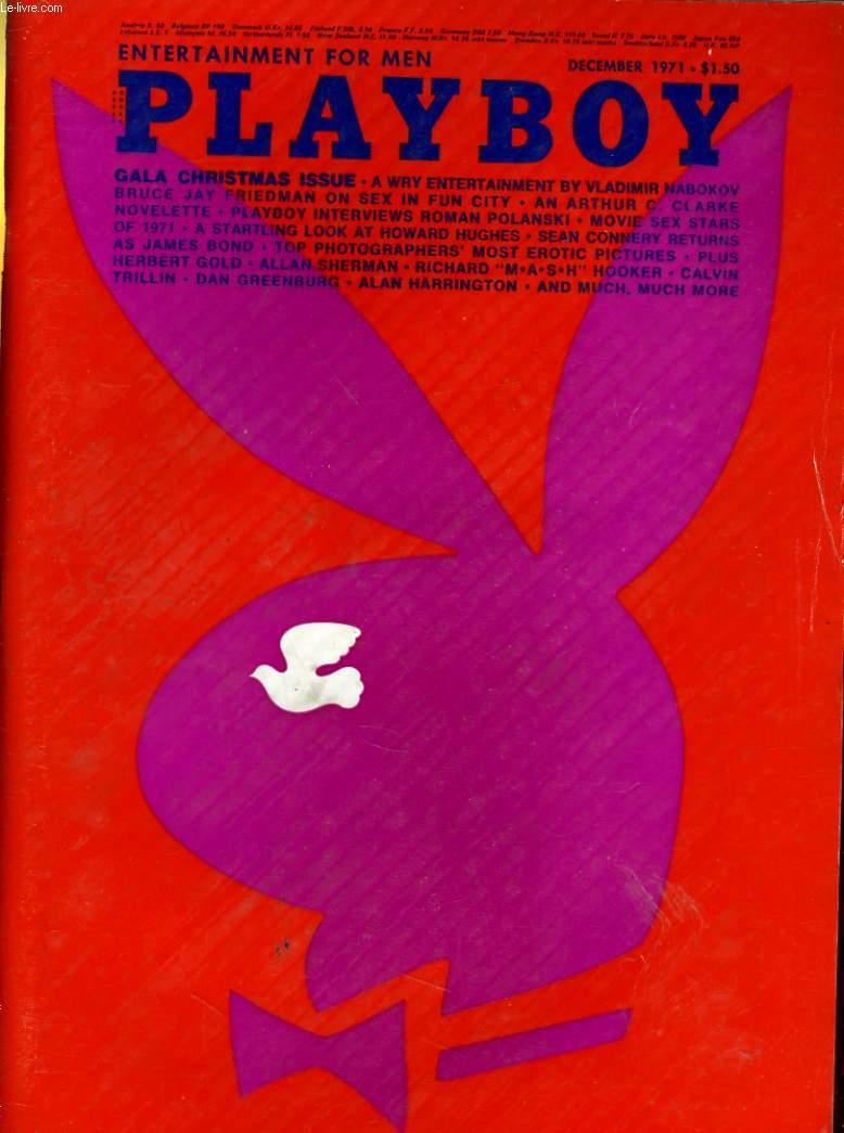 PLAYBOY ENTERTAINMENT FOR MEN N° 12 - GALA CHRISTMAS ISSUE - SEAN CONNERY RETURNS VAS JAMES BOND ...