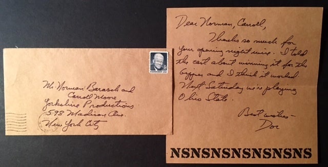 2 Early, Handwritten Neil Simon Letters Signed par -: Signed by Author ...