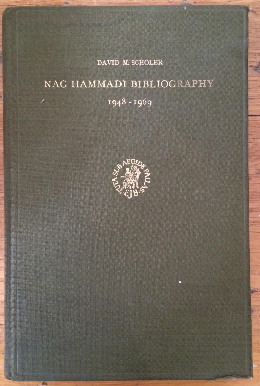 Nag Hammadi Bibliography, 1948-1969 (Nag Hammadi Studies, vol. 1) by ...
