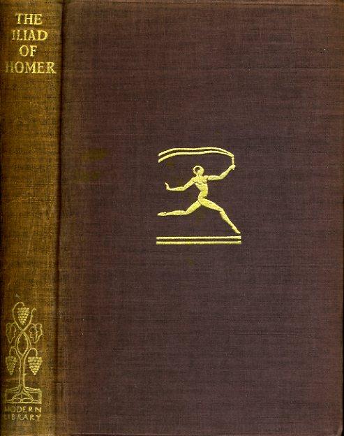 The Iliad Of Homer Ml 1661 1929 First Modern Library Edition Balloon Cloth By Homer Greek