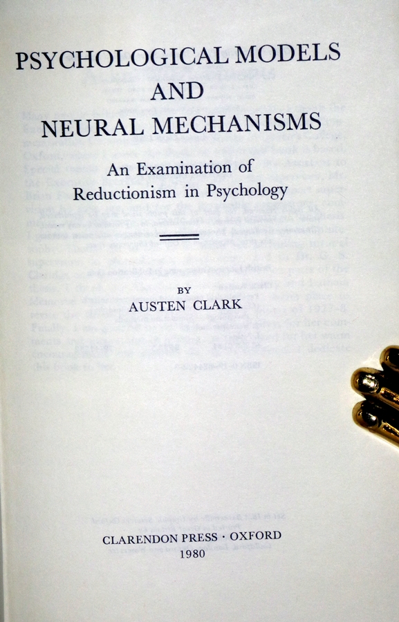 Psychological Models and Neural Mechanisms, an Examinaiton of ...