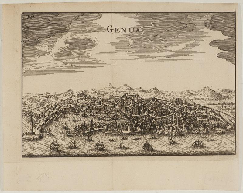 Genua. von FURTTENBACH, Joseph.: (1627) Karte | Altea Antique Maps Genua. von FURTTENBACH, Joseph.: (1627) Karte | Altea Antique Maps