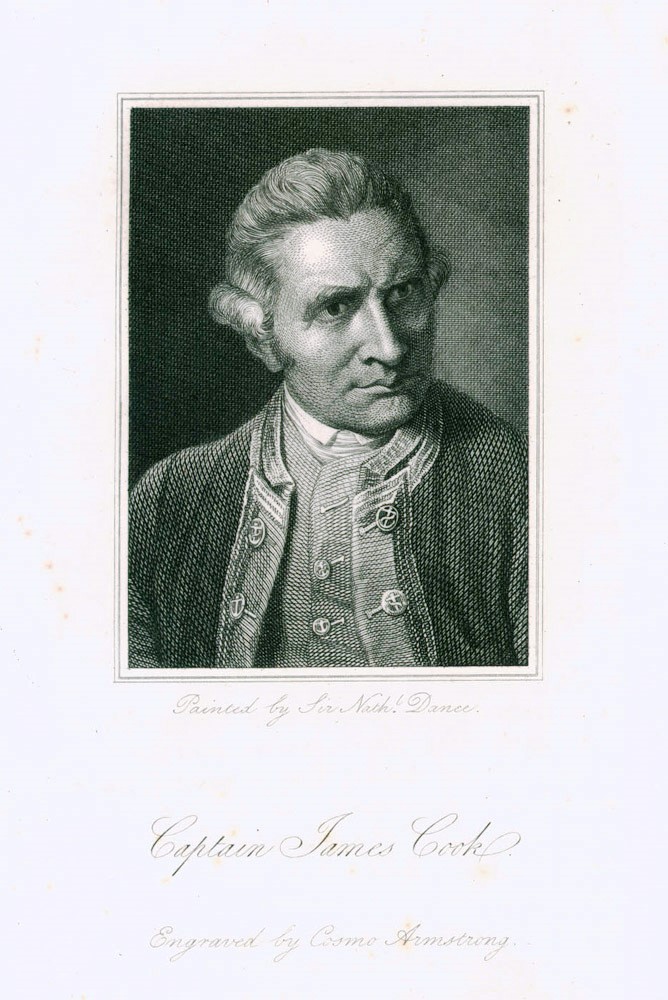 Captain James Cook by ARMSTRONG, Cosmo, after Nathaniel DANCE: (1821 ...