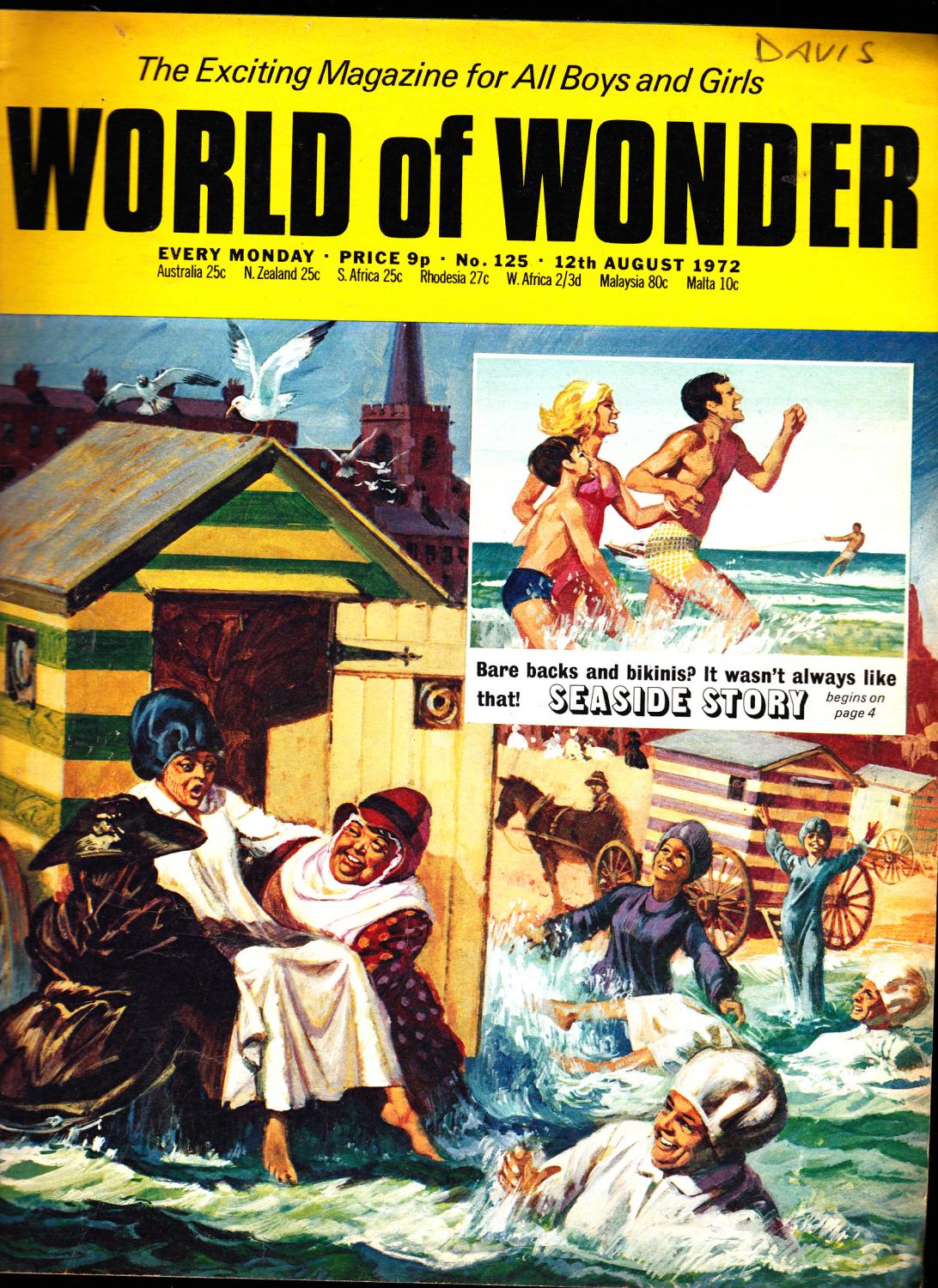 World of Wonder Magazine. 12th August 1972. Number 125: (1972) Magazine ...