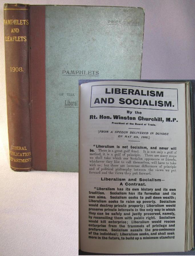 Liberalism and Socialism by Winston S. Churchill, first edition, only ...