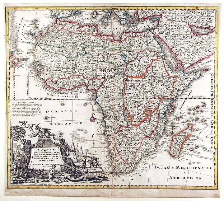 [The World and Continents - Five Maps] by SEUTTER, Matthäus (1678-1757 ...