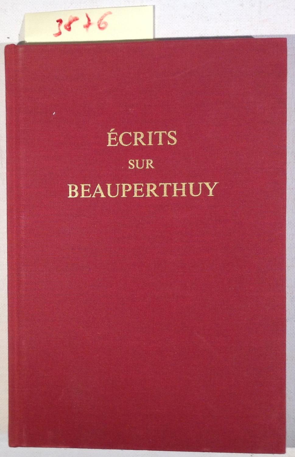 Ecrits Sur Beauperthuy by Beauperthuy de Benedetti, Rosario: Good ...